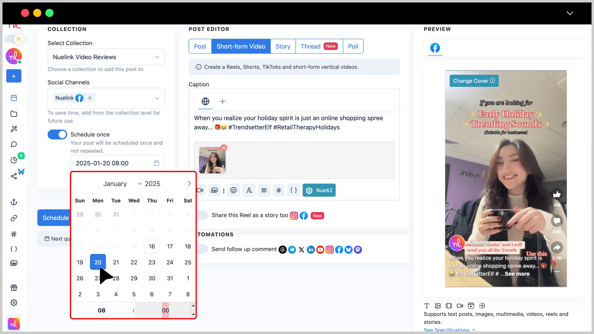 How to Schedule Facebook Reels in Advance [2026]