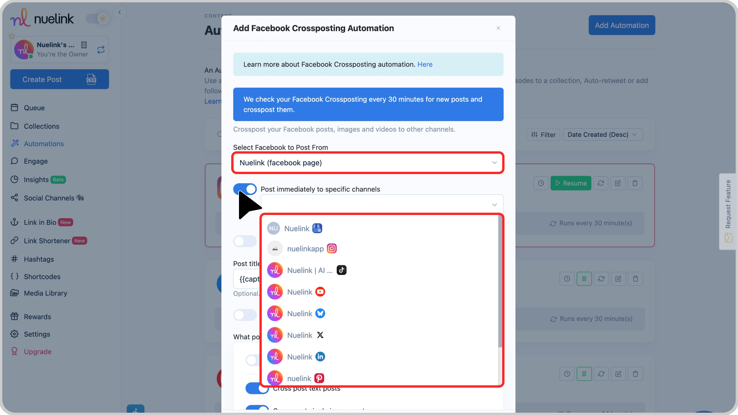 How to Automatically Reuse Your Facebook Posts on Instagram, TikTok, and More