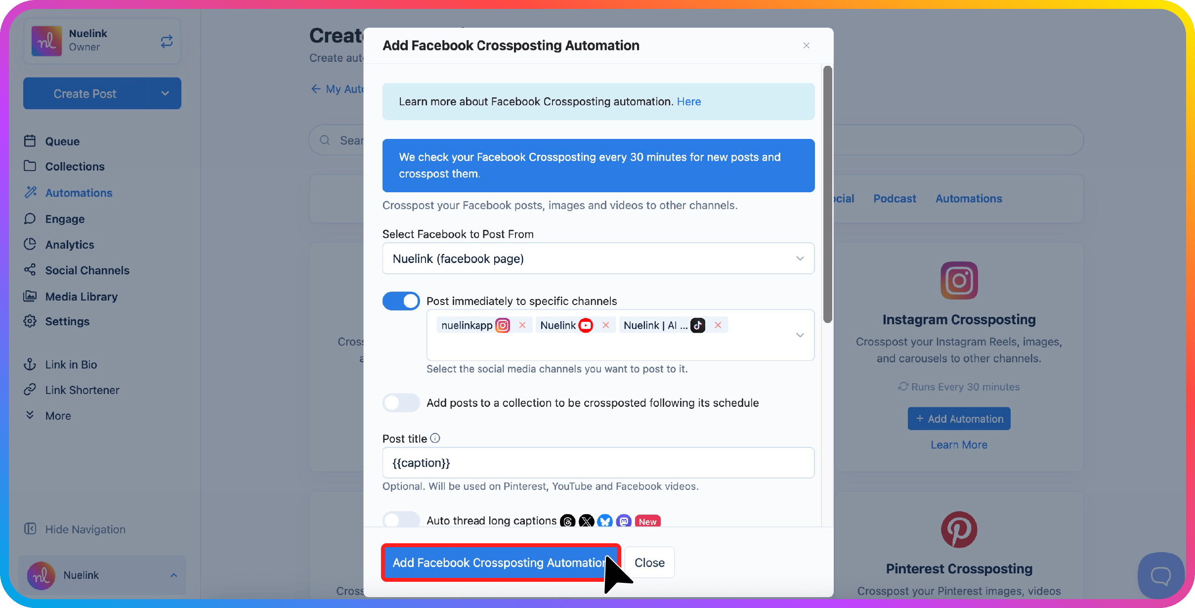 How to Crosspost from Facebook to Other Platforms (Without Burning Out)