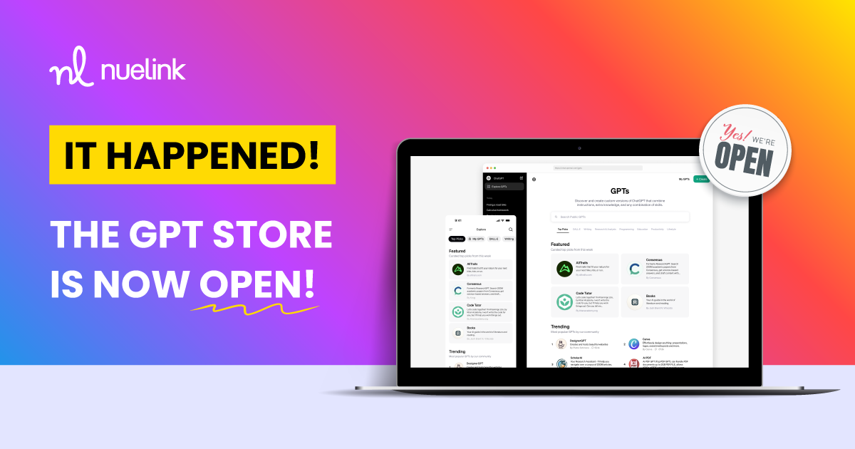 It Happened! The GPT Store is Now Open!